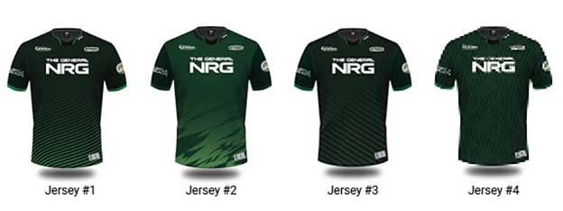 The General NRG Rocket League team’s Season XI Jersey